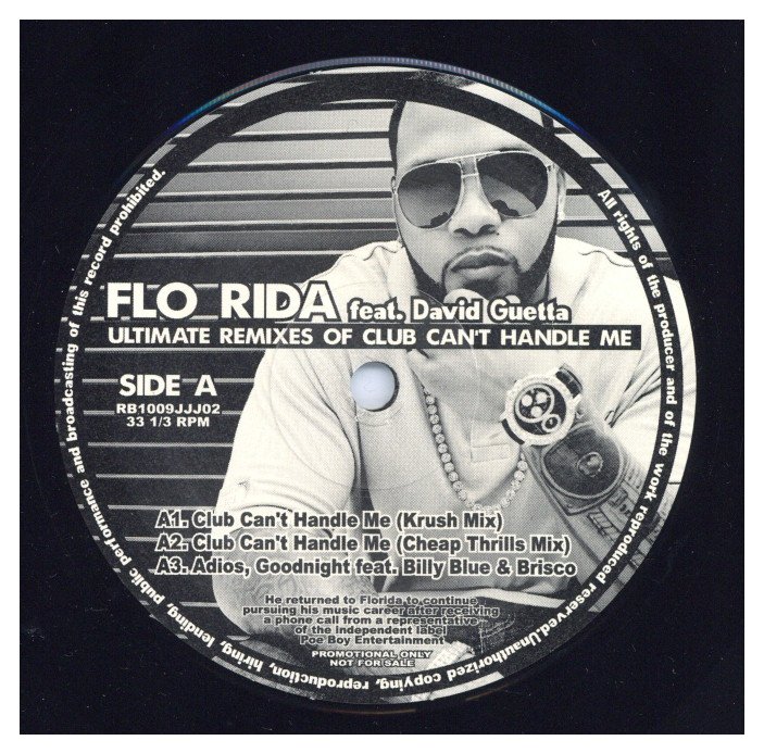 中古ﾚｺｰﾄﾞ Flo Rida – Club Can’t Handle Me-Remix / iYiYi (Ultimate Remixes ...