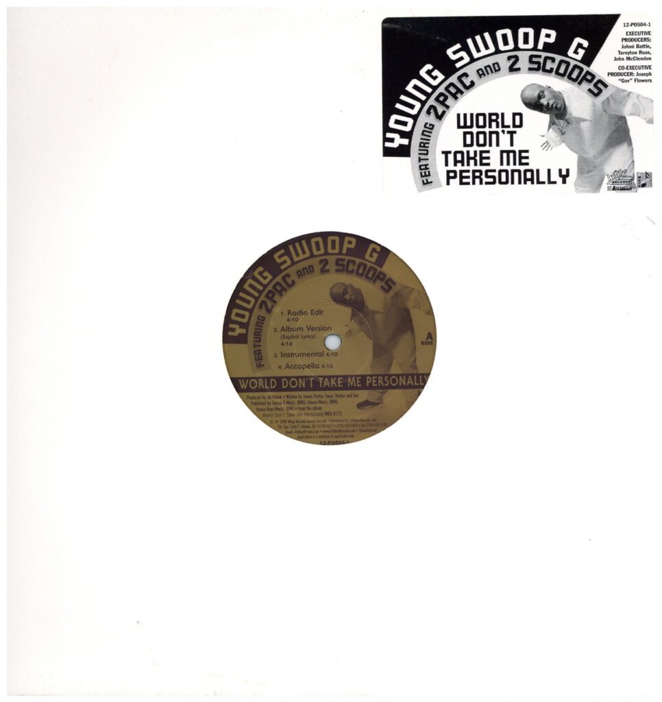 中古ﾚｺｰﾄﾞ YOUNG SWOOP G – World Don’t Take Me Personally / Simpin’ Ain’t ...
