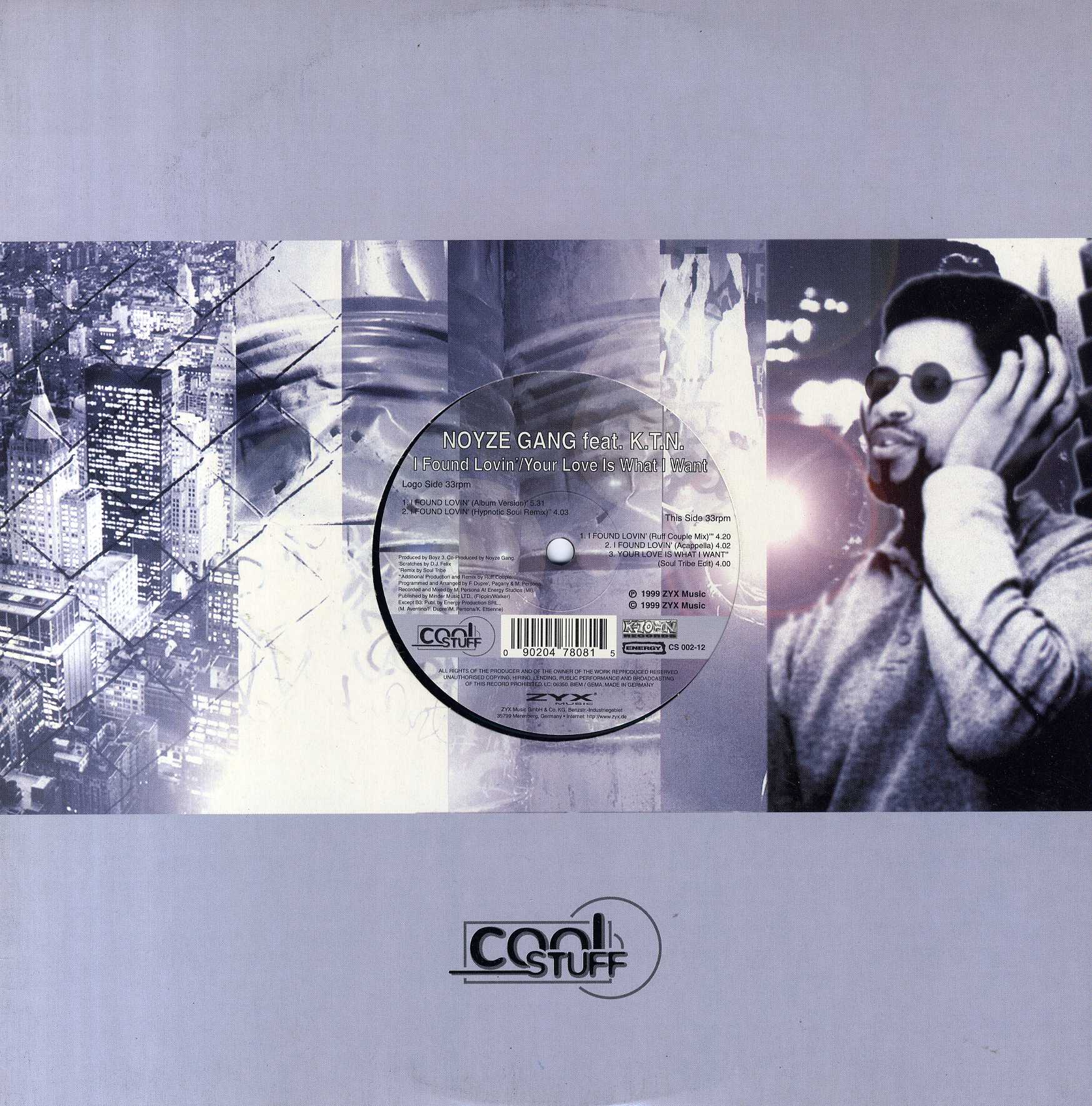 中古ﾚｺｰﾄﾞ NOYZE GANG – I FOUND LOVIN’ – レコード販売 有限会社フリークス