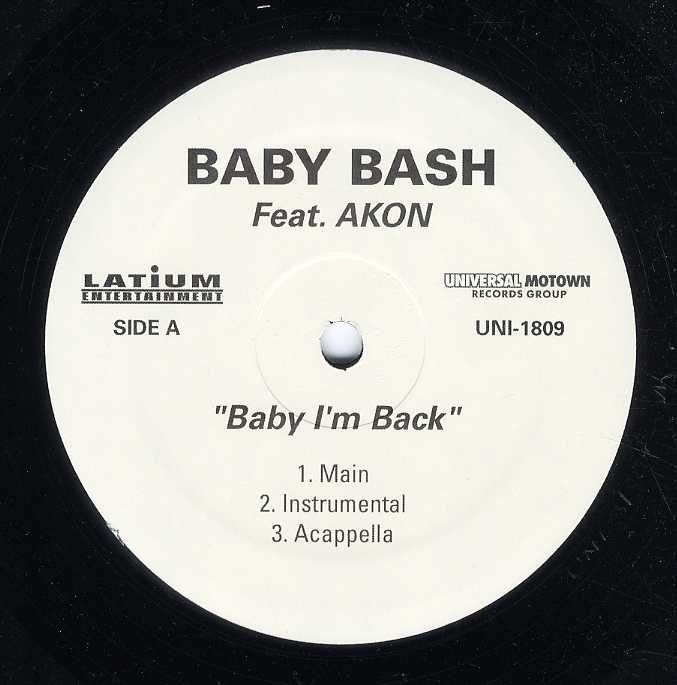 中古ﾚｺｰﾄﾞ Baby Bash – BABY I’M BACK (WHITE) – レコード販売 有限会社フリークス