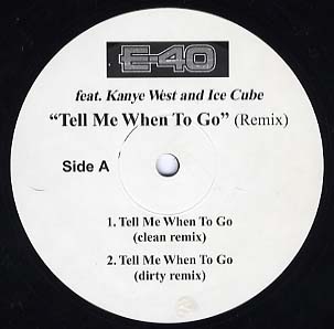 中古ﾚｺｰﾄﾞ E-40 – TELL ME WHEN TO GO (REMIX) – レコード販売 有限会社フリークス